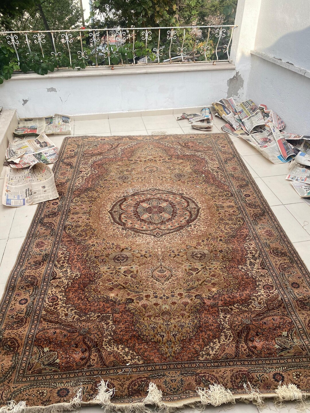 Antique BERGAMA Rug, Rug From 1800s , Special Collection Rug Turkısh ...