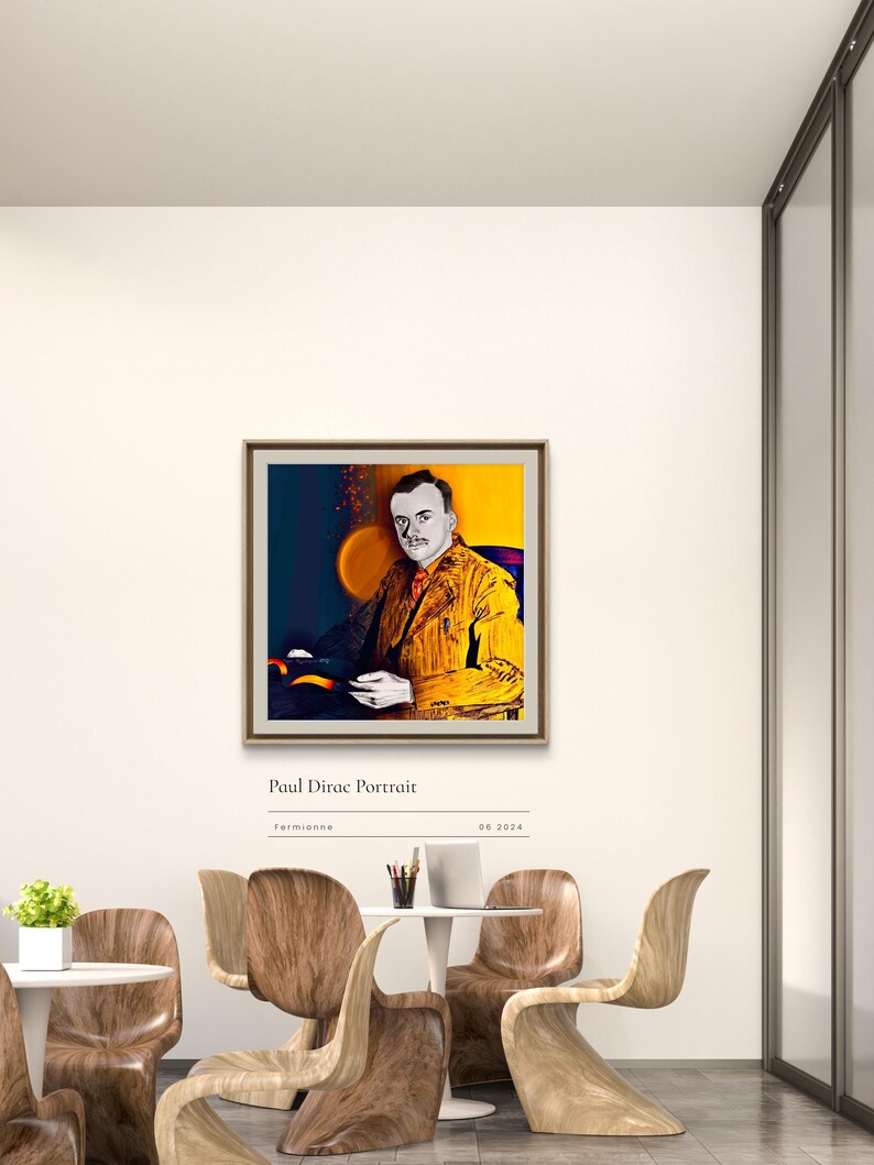Portrait of Paul Dirac | Printable Art | Digital Download | Limited ...