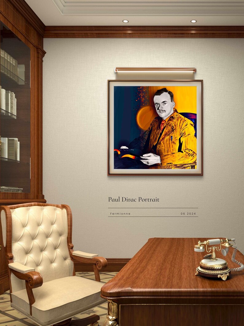 Portrait of Paul Dirac | Printable Art | Digital Download | Limited ...