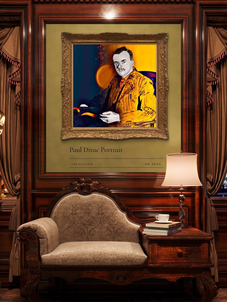 Portrait of Paul Dirac | Printable Art | Digital Download | Limited ...