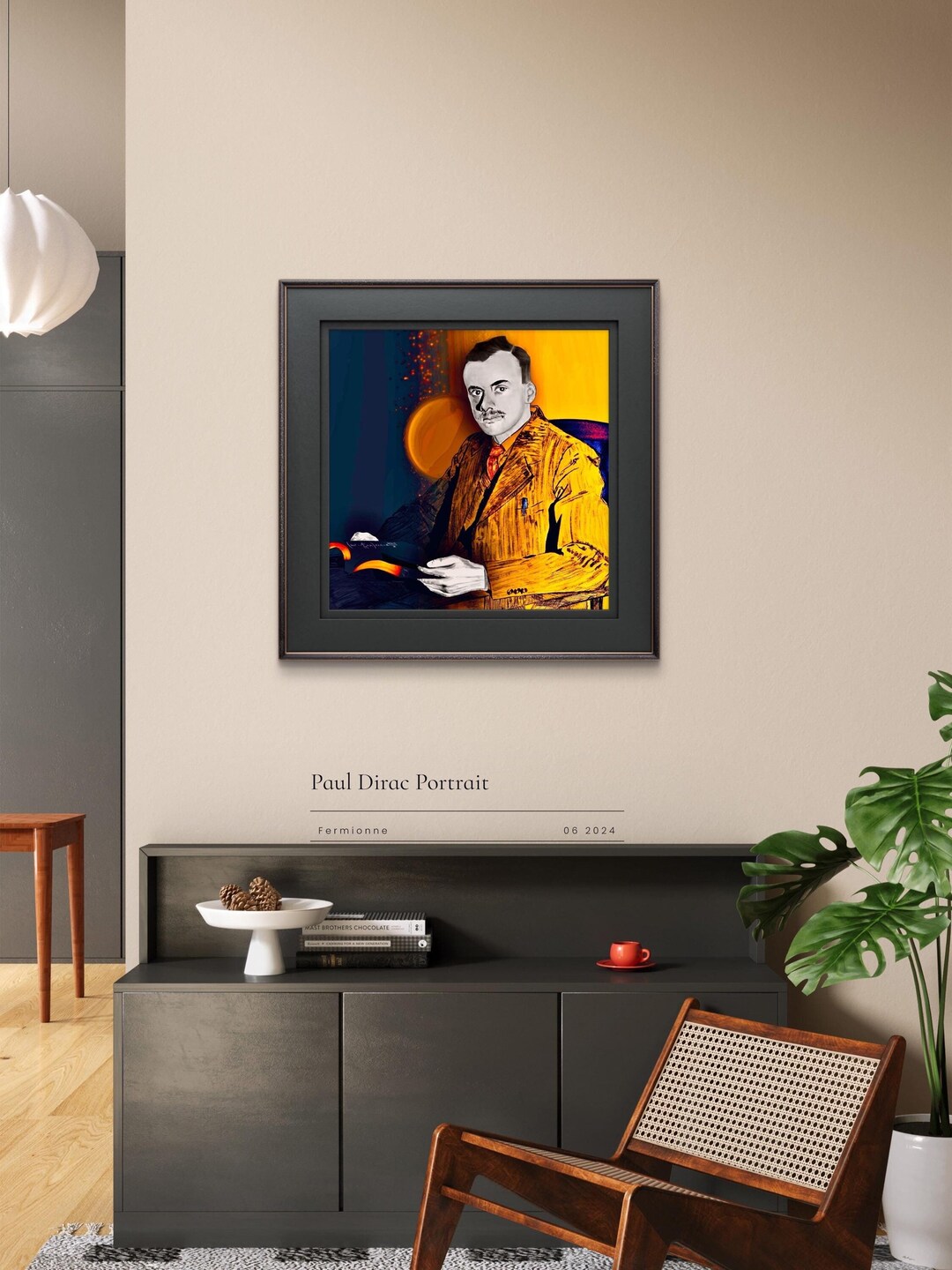 Portrait of Paul Dirac | Printable Art | Digital Download | Limited ...
