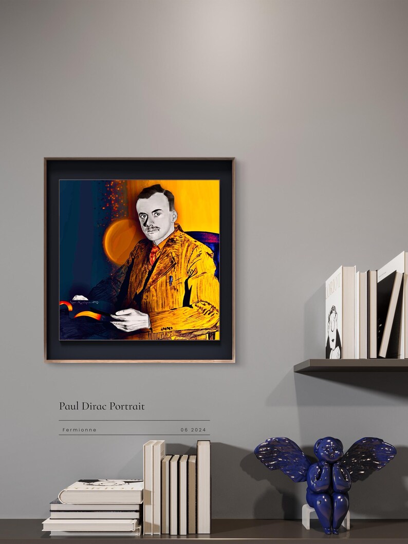 Portrait of Paul Dirac | Printable Art | Digital Download | Limited ...
