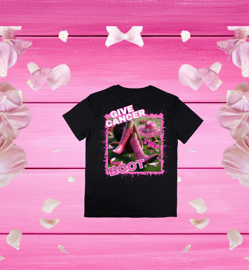 Give Cancer the Boot Png- BCA Pink Boot PNG - Etsy