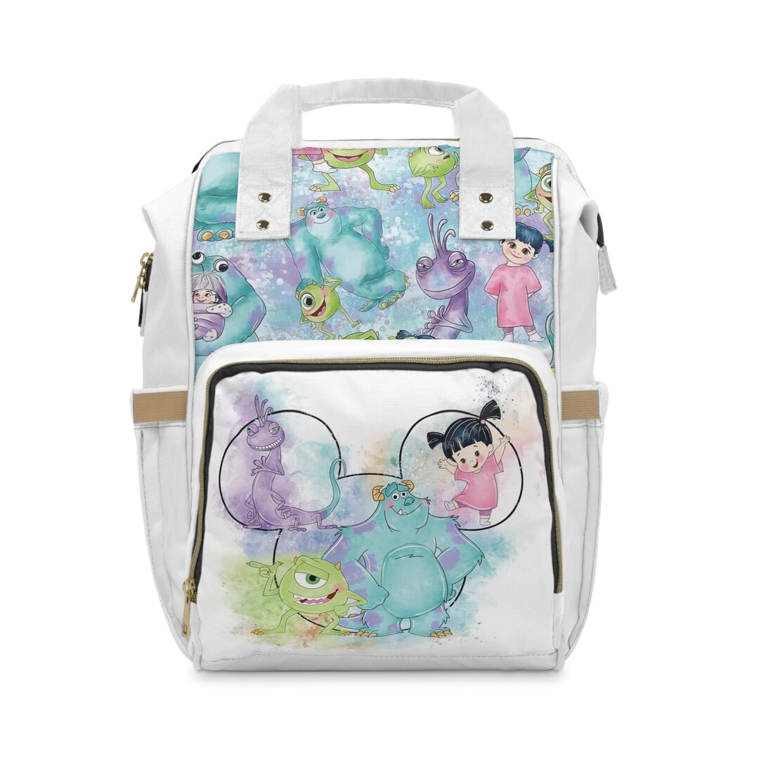 Monsters Inc Multifunctional Diaper Backpack, Baby Shower Gift, Nursery ...