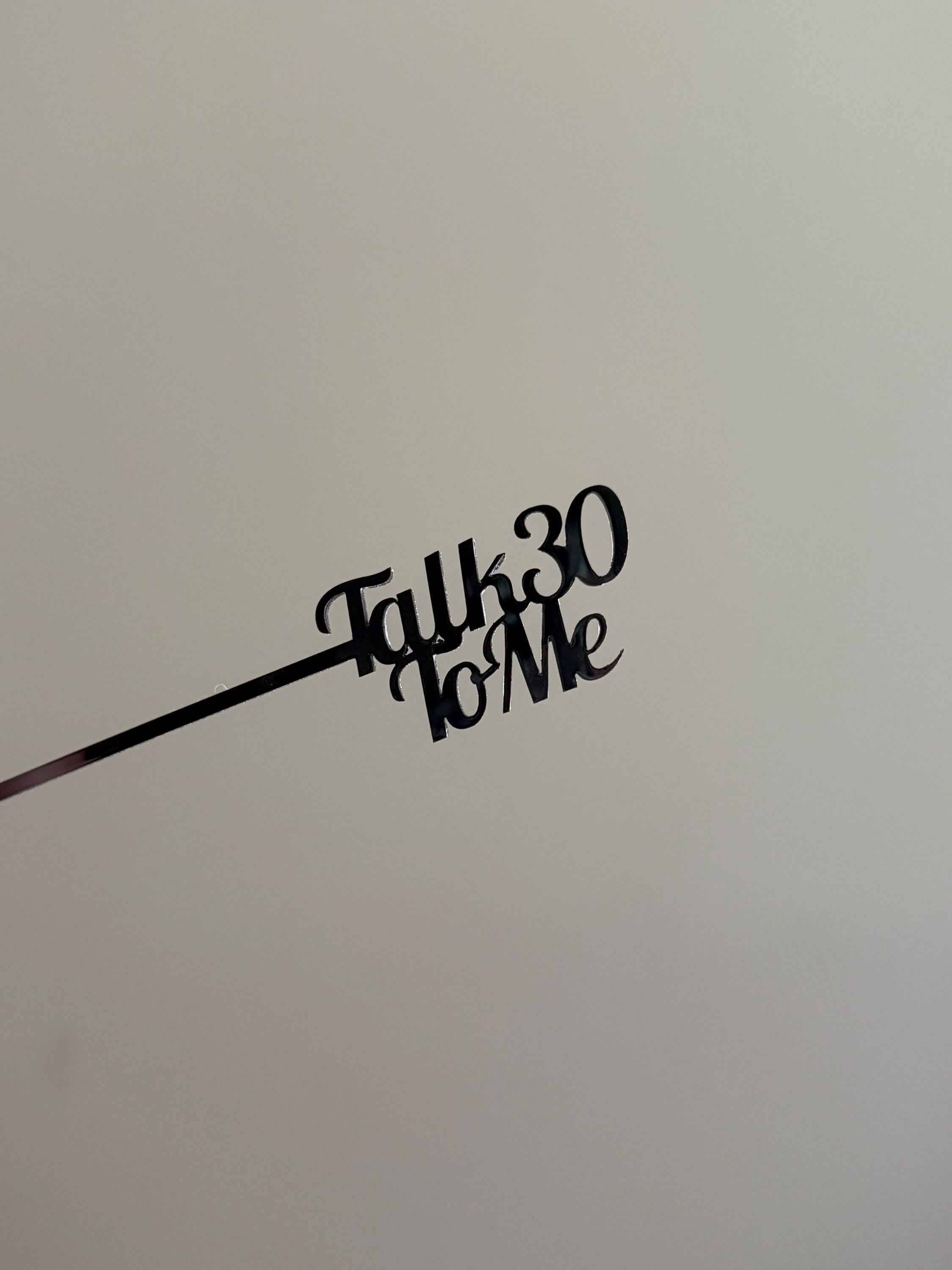 Personalized Acrylic Cocktail or Sandwhich Picks, Custom Drink Stirrers ...