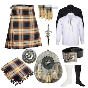 Antique US Marine Kilt Outfit 11 Pieces Scottish Kilt Outfit ...