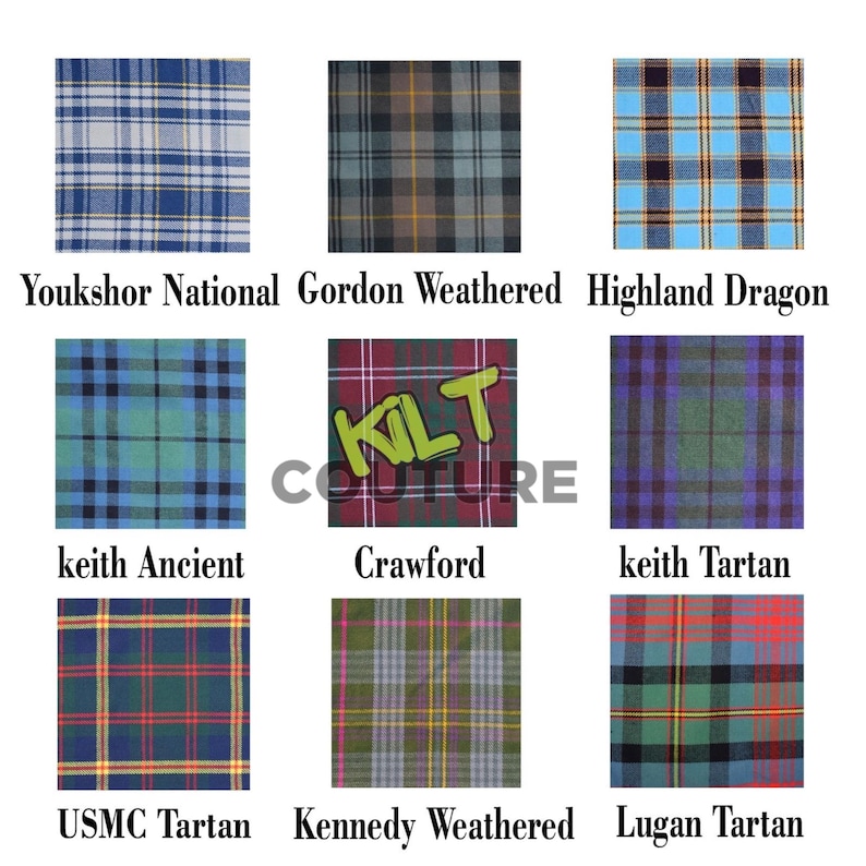 USMC Tartan Kilt Set | Scottish Argyll Jacket Vest Kilt Outfit ...