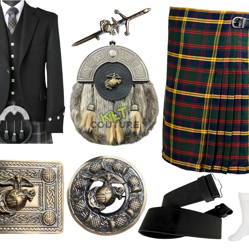 Mens Kilts Marine Corps - Etsy