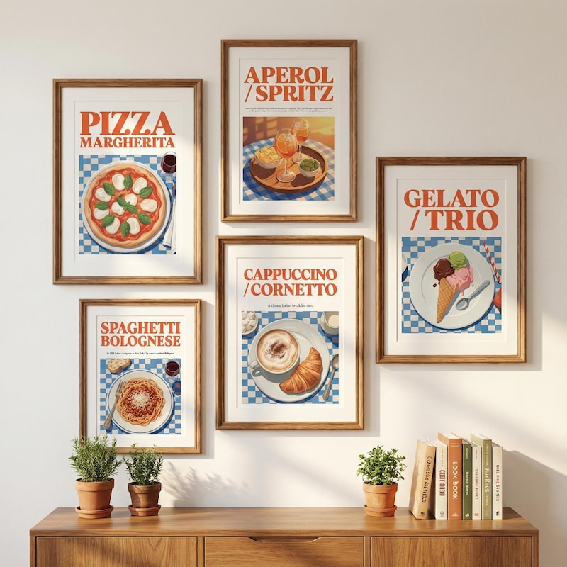 Vintage Italian Pizza - Etsy UK