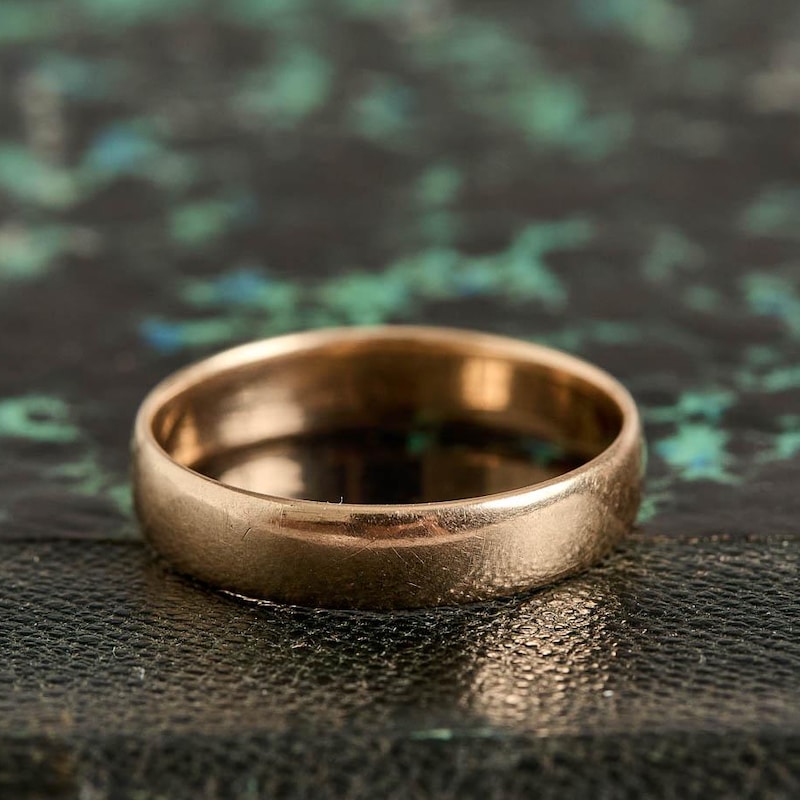 Vintage Gold Donut Bands - Etsy