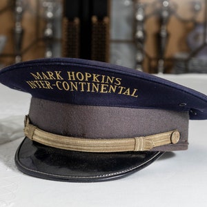 Rare Vintage Mark Hopkins Hotel, San Francisco Bellhop Cap - Etsy