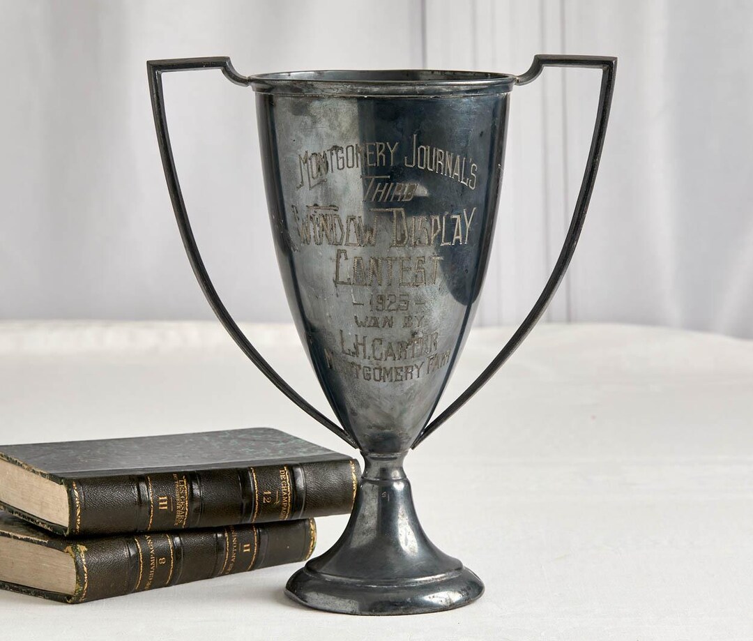 Antique 1920s Best Window Display Fair Trophy - Etsy