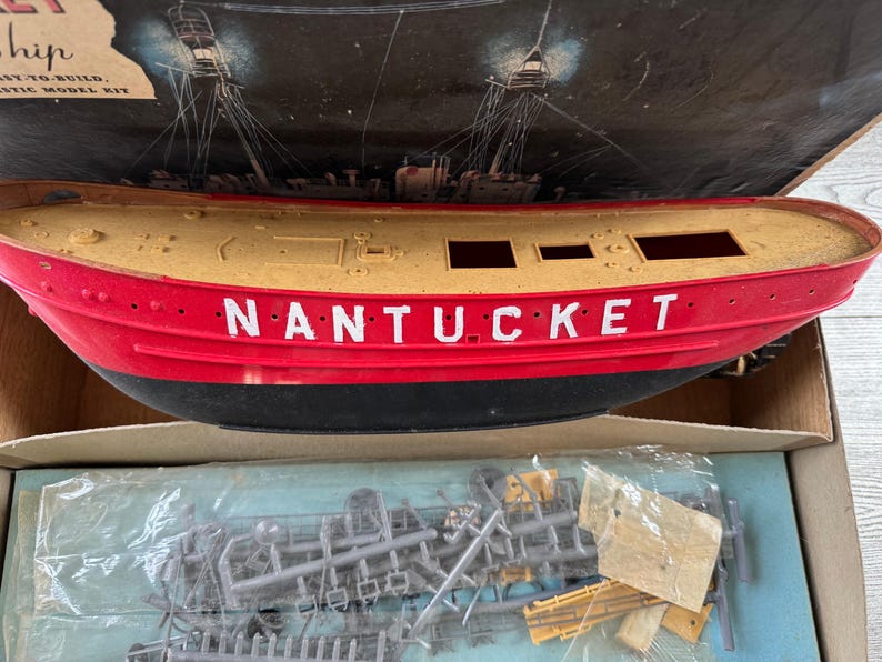 1959 Model Kit PYRO LIGHTSHIP Nantucket Model Kit (first Edition) - J ...