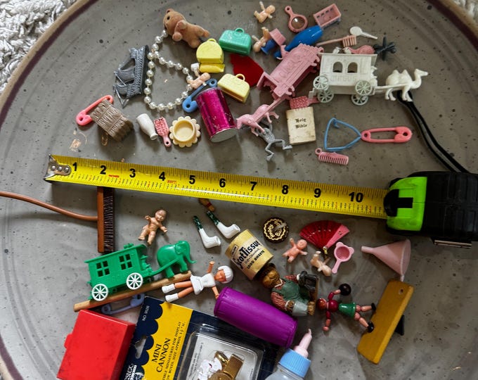 Vintage Miniatures Lot – Kitsch Collectibles 50s–80s Toys, Circus, Baby ...