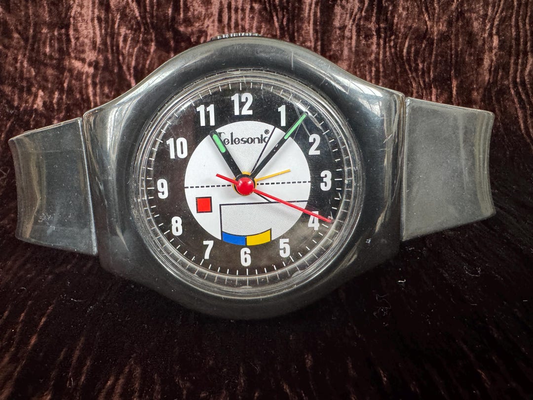 Vintage Watch Shaped CLOCK Retro Cool Unique Weird 7 Inches Wide - K - Etsy