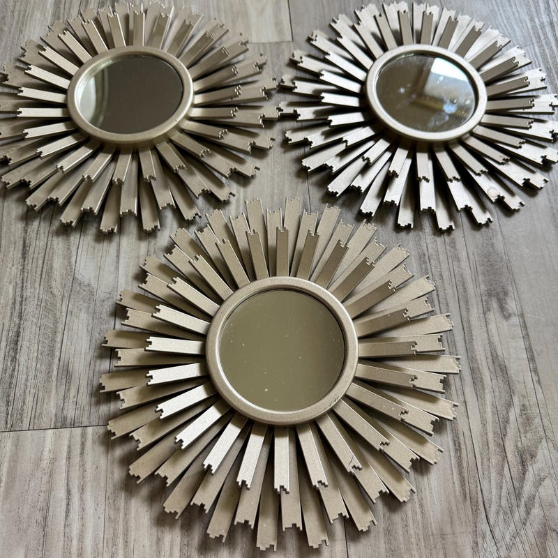 Small Sunburst Mirrors - Etsy