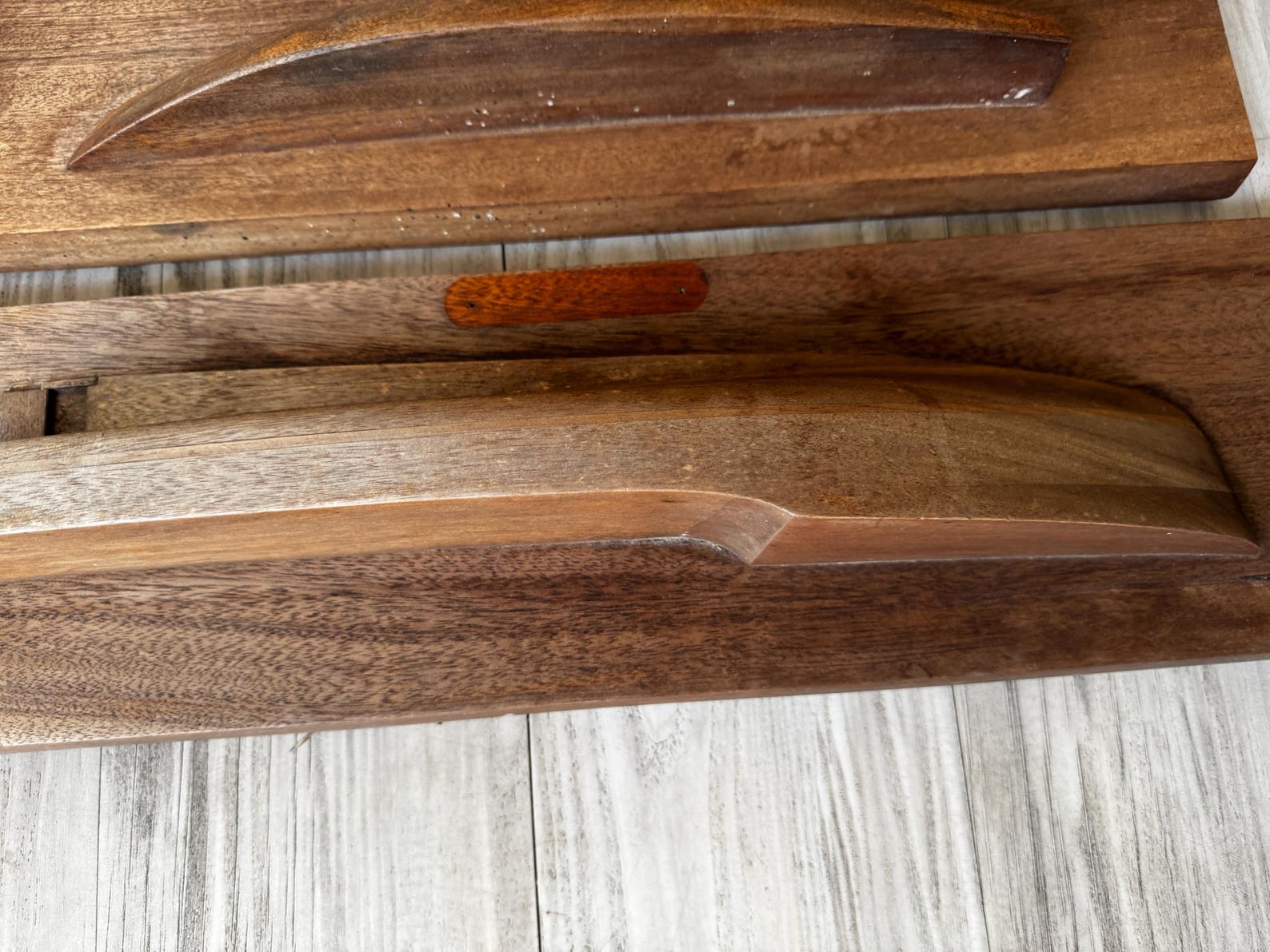 Hand-carved Wooden Half-hull Boat Models – Set of 3 by Nova Scotia ...