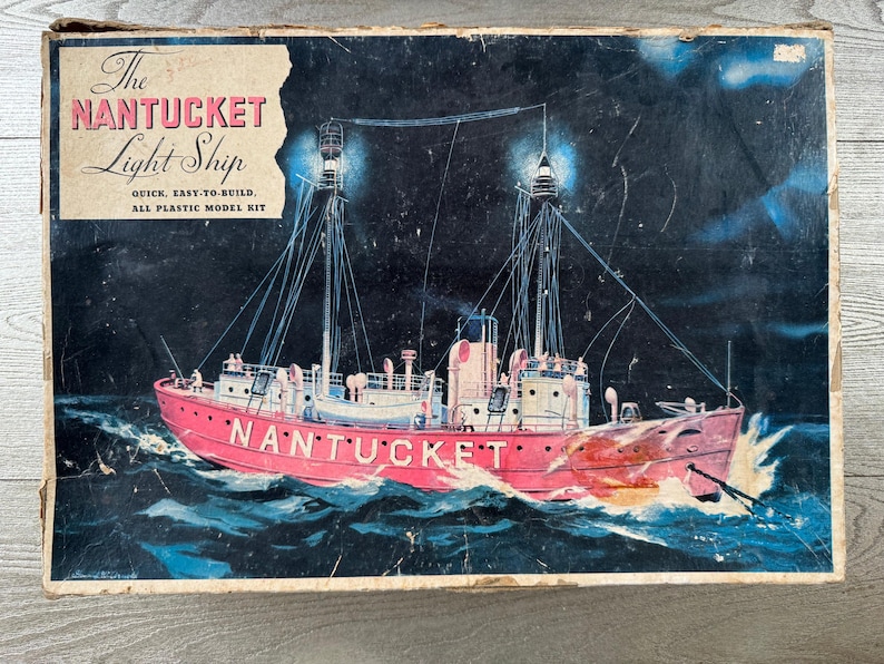 1959 Model Kit PYRO LIGHTSHIP Nantucket Model Kit (first Edition) - J ...