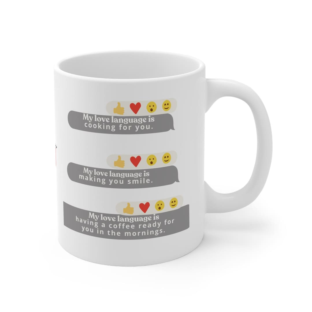 Customizable Love Languages Edition Mug | Personalized Valentine's Gift ...