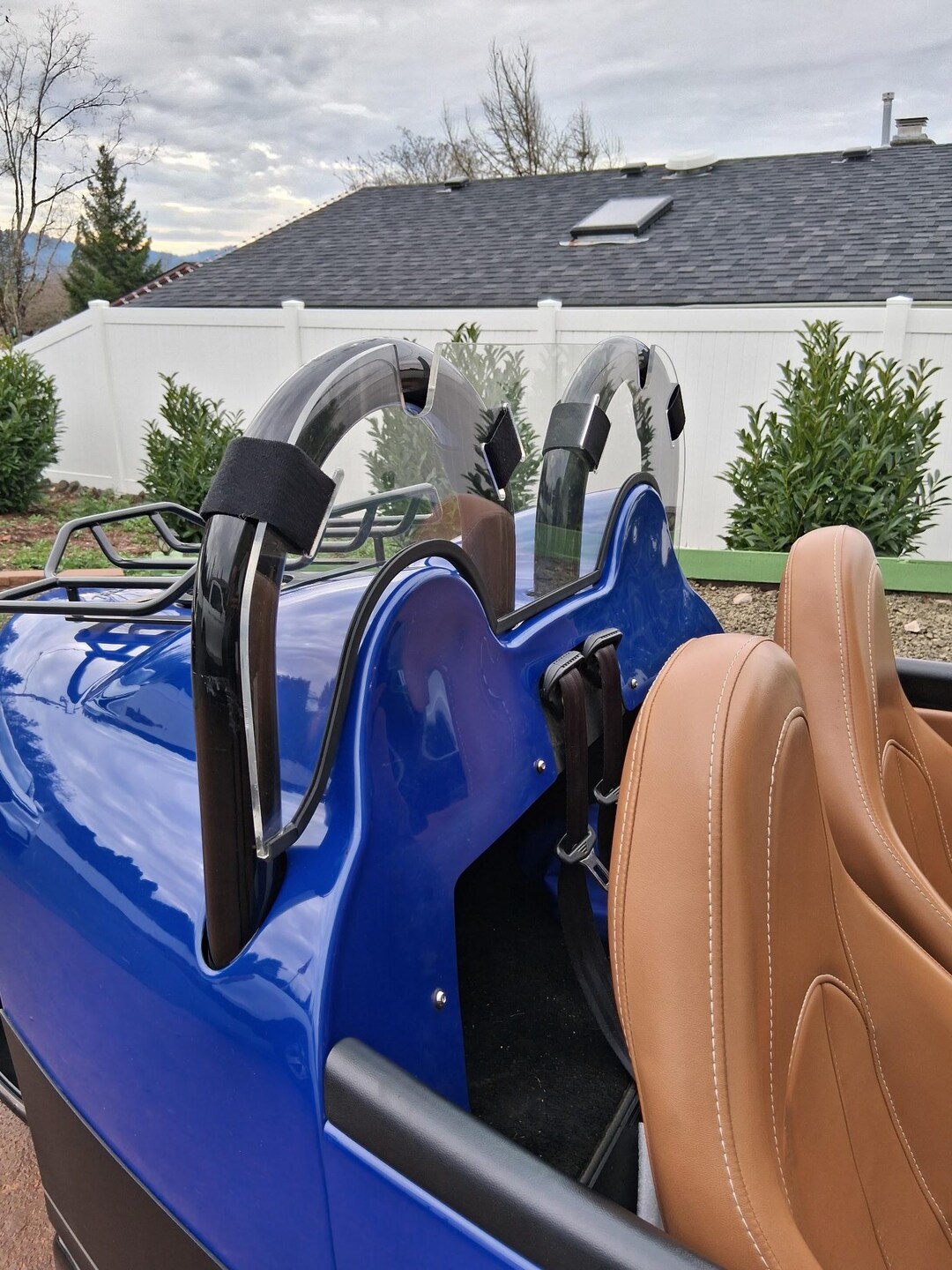 Vanderhall Autocycle Rear Mount Wind Deflector Windblocker for All Dual ...