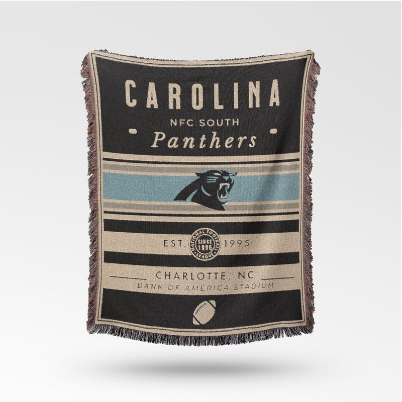 Panthers Throw Blanket - Etsy