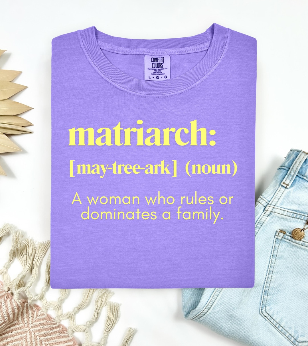 Matriarch Definition T-shirt, Mother's Day Gift, Family Ruler Tee - Etsy