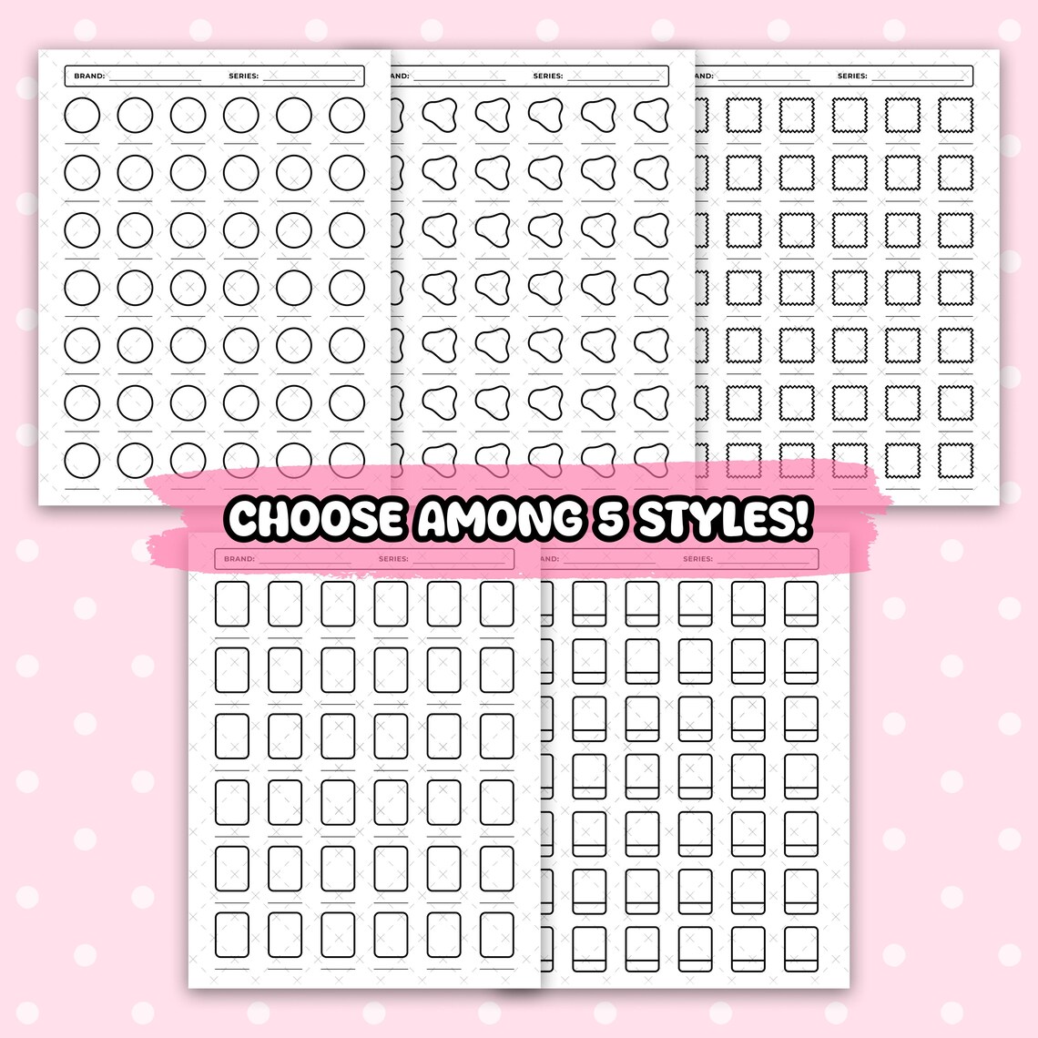 Printable Coloring Swatch Charts PDF | cute Alcohol and Acrylic Marker ...