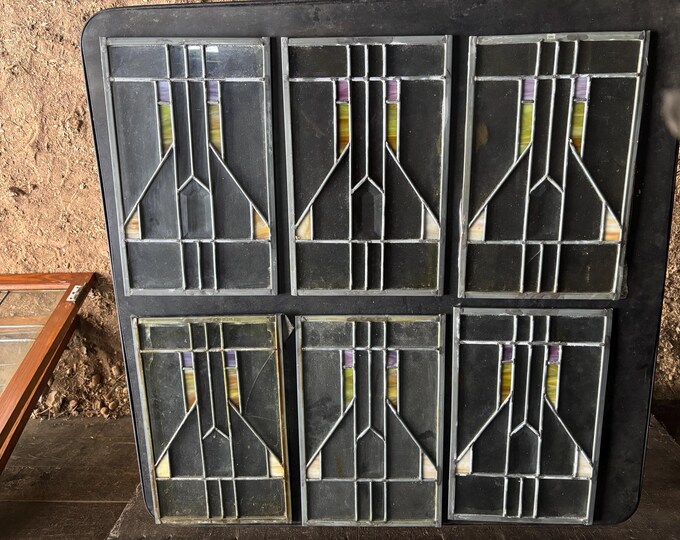Stained Glass Lead Panels - 15" X 9.5" X .012" - 3 Available - Etsy