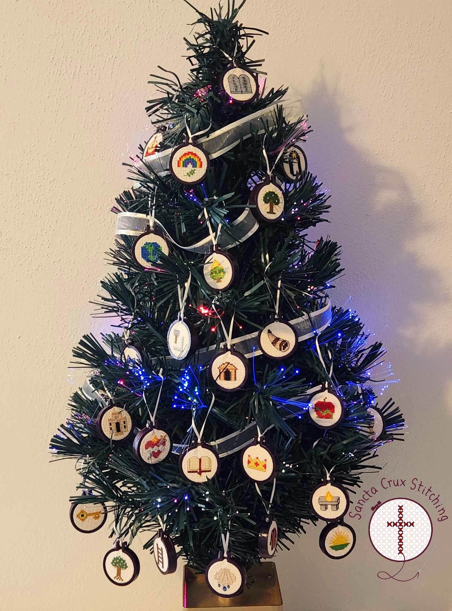 Jesse Tree Ornaments Cross Stitch Pattern Catholic Advent Christmas - Etsy