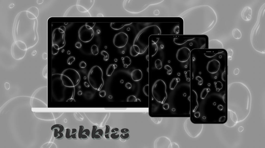 Bubble Desktop Wallpaper Minimalist Design for Computer/pc/macbook ...