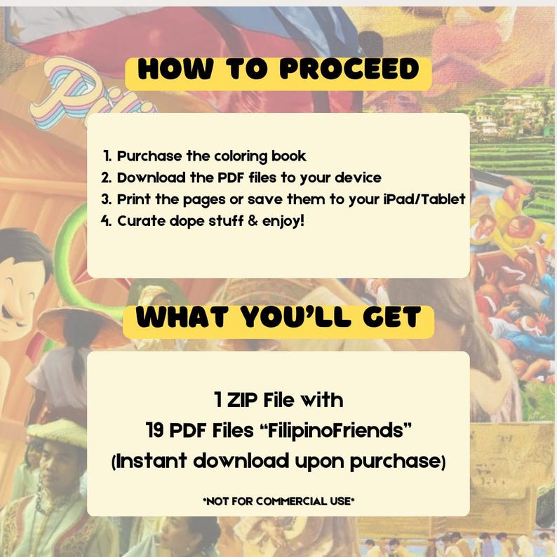 Filipino Culture Coloring Pages – Fun & Educational Instant Download - Etsy