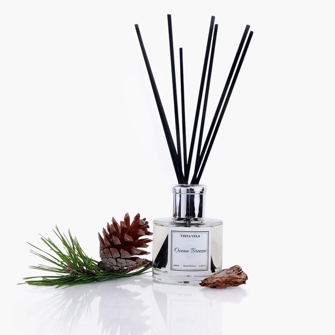 Ocean Breeze Diffuser, 100ml With Marine, Geranium, Jasmine, Cyclamen ...