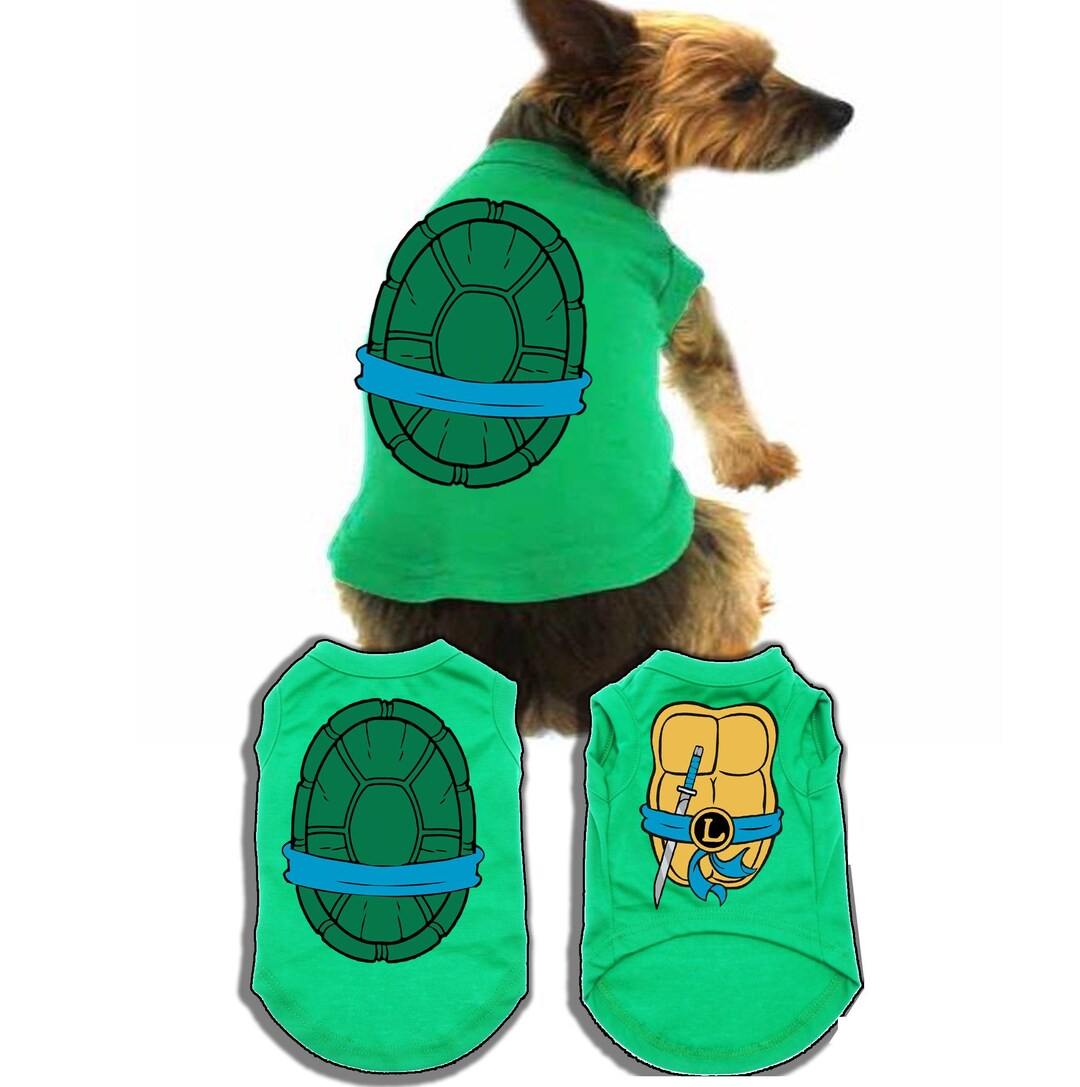 TMNT DOGGIE Teenage Mutant Ninja Dog Halloween Costume Pet Funny ...