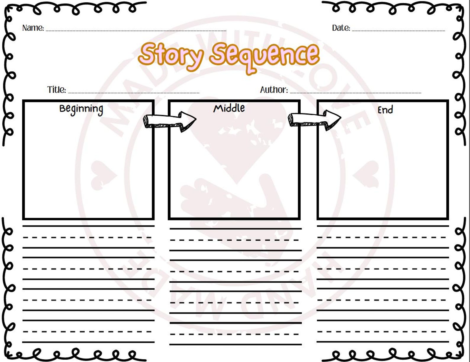 Story Sequence - BME - Draw and Write - Etsy