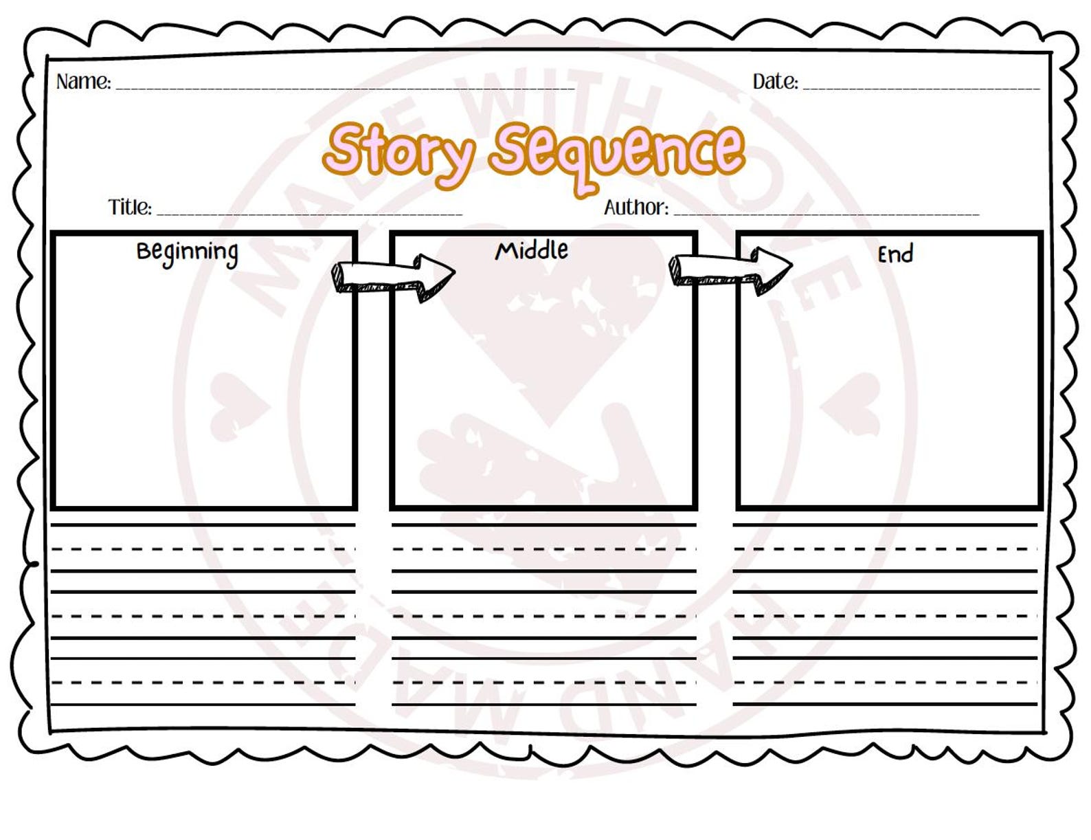Story Sequence - BME - Draw and Write - Etsy