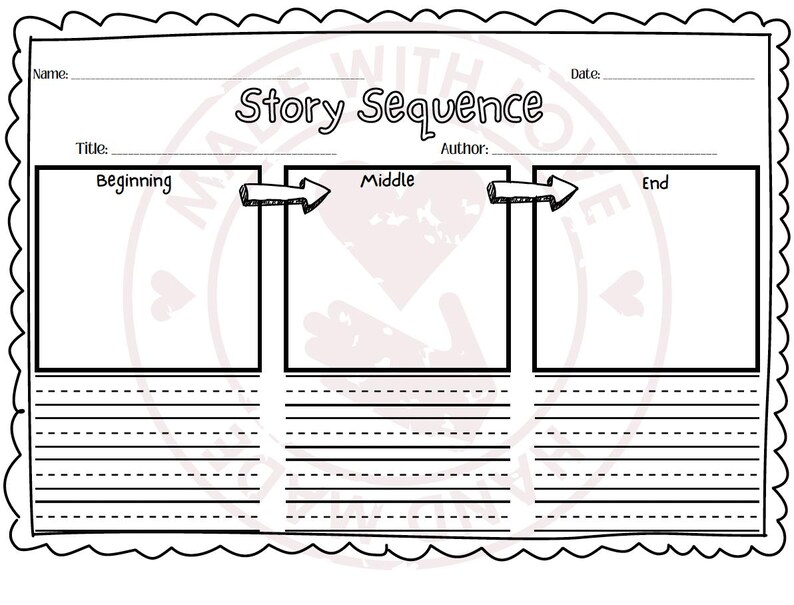 Story Sequence - BME - Draw and Write - Etsy