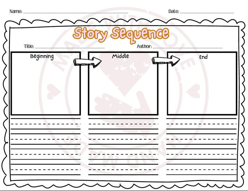 Story Sequence - BME - Draw and Write - Etsy