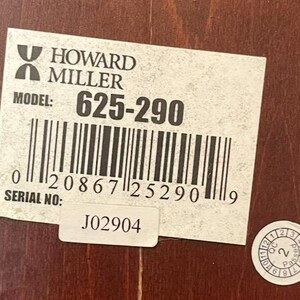 Howard Miller 77th Anniversary Wall Clock Pendulum Dual Chime 625-290 ...