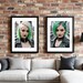 Retro Punk Portraits. Pair. Digital Download, Wall Art for Living Room ...