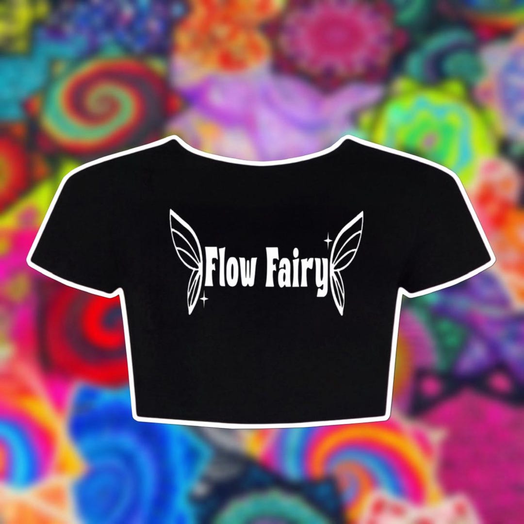 Flow Fairy Crop Top - Kandi Trade , Rave Kandi , Rings , Edm Kandi ...