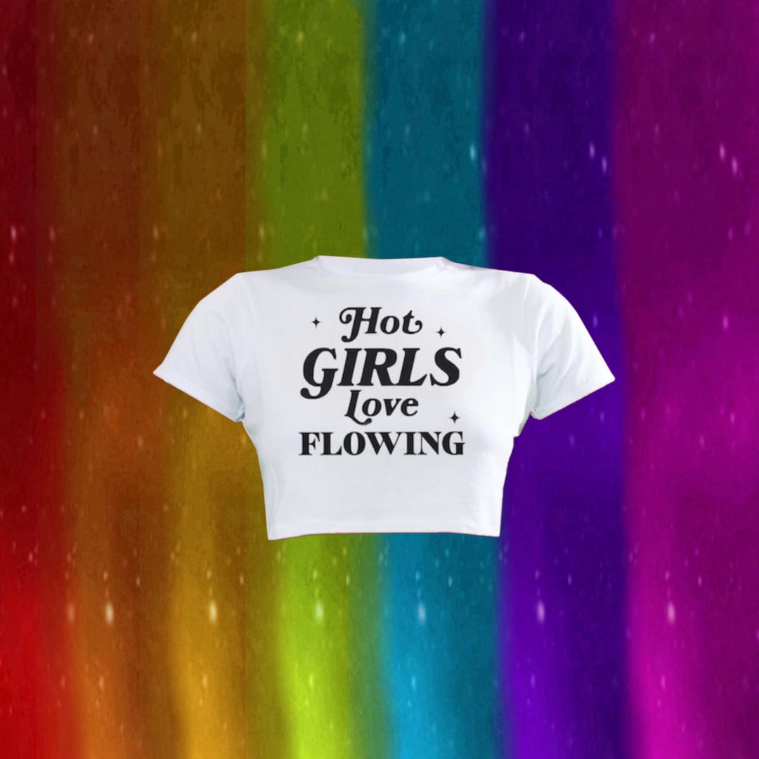 Hot Girls Love Flowstar Crop Top Rave Wear , Edm , Riddim , Dubstep ...