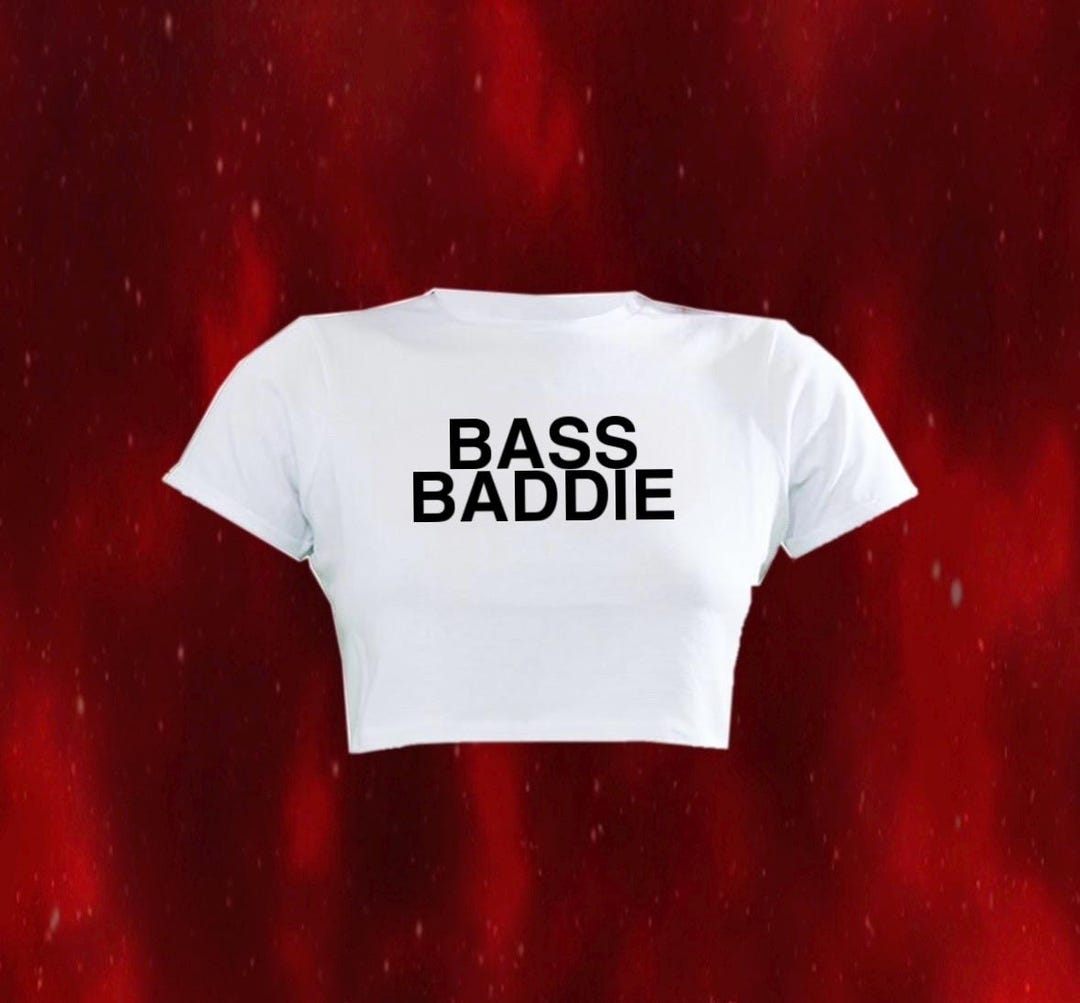 Bass Baddie Crop Top Rave Wear , Edm , Riddim , Dubstep , Edm Merch - Etsy
