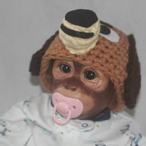 Unique Winter Hat Made to Look Like a Brown Slinky Dog - Cute Dog Hat ...