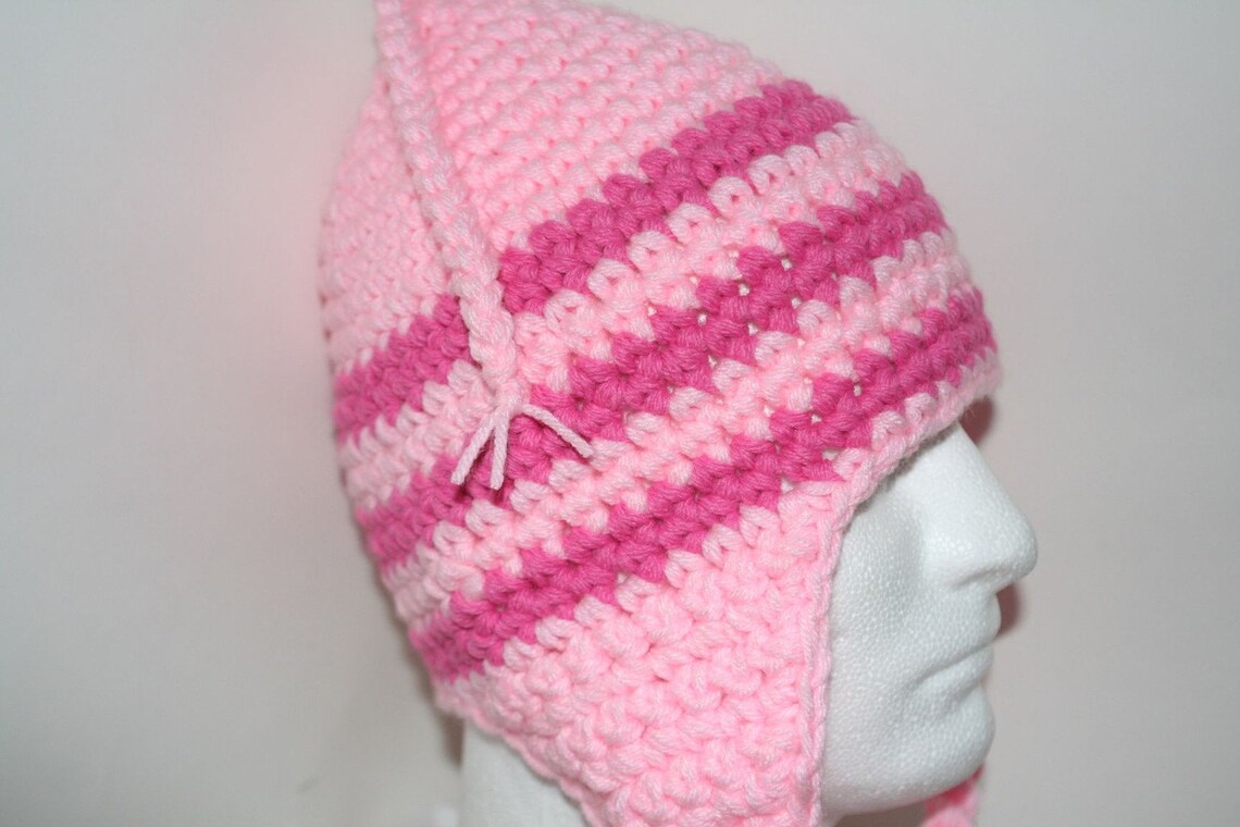 Adult size pink striped hat inspired by Edith fun and unique | Etsy