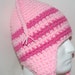 Adult Size Pink Striped Hat Inspired by Edith Fun and Unique - Etsy