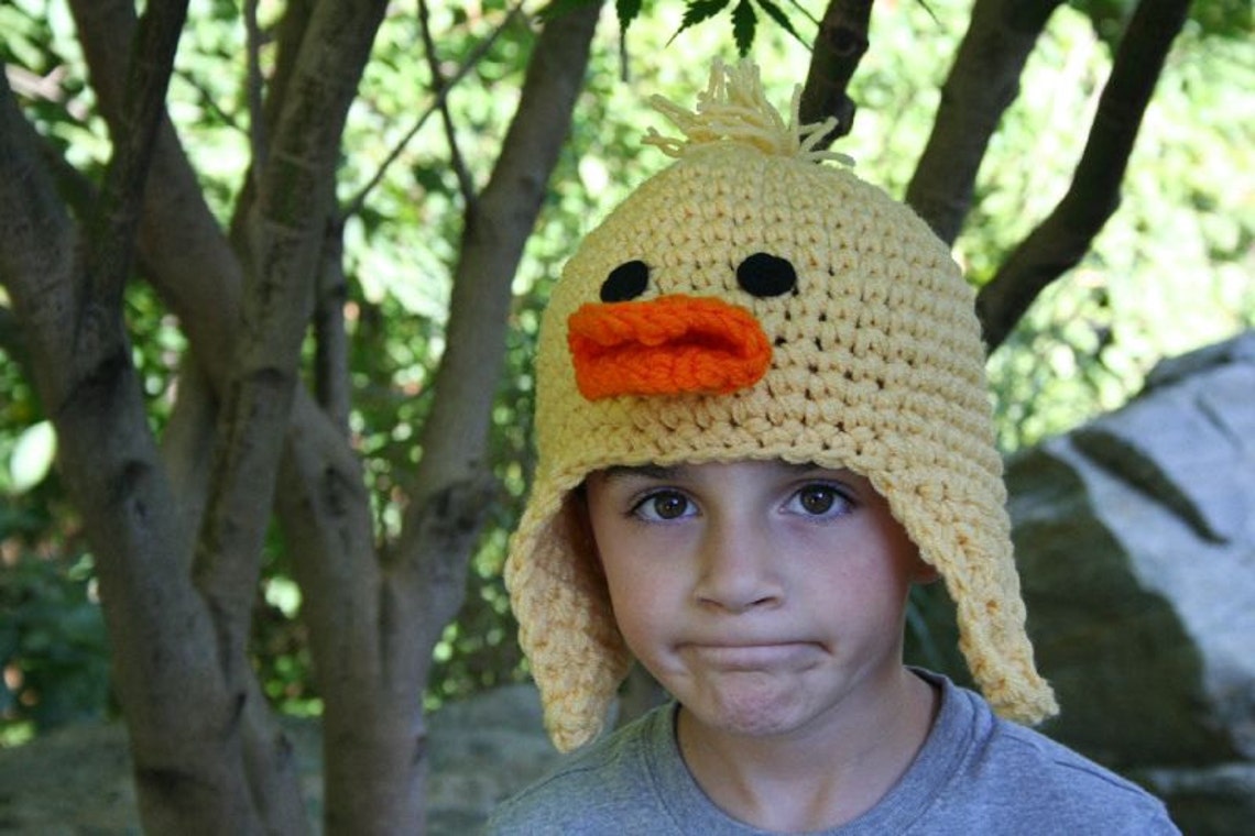 Fun Easter Hat Baby Chick Hat With Ear Flaps - Etsy