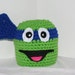 Blue Ninja Turtle Hat for Small Child Handmade Winter Character Hat ...
