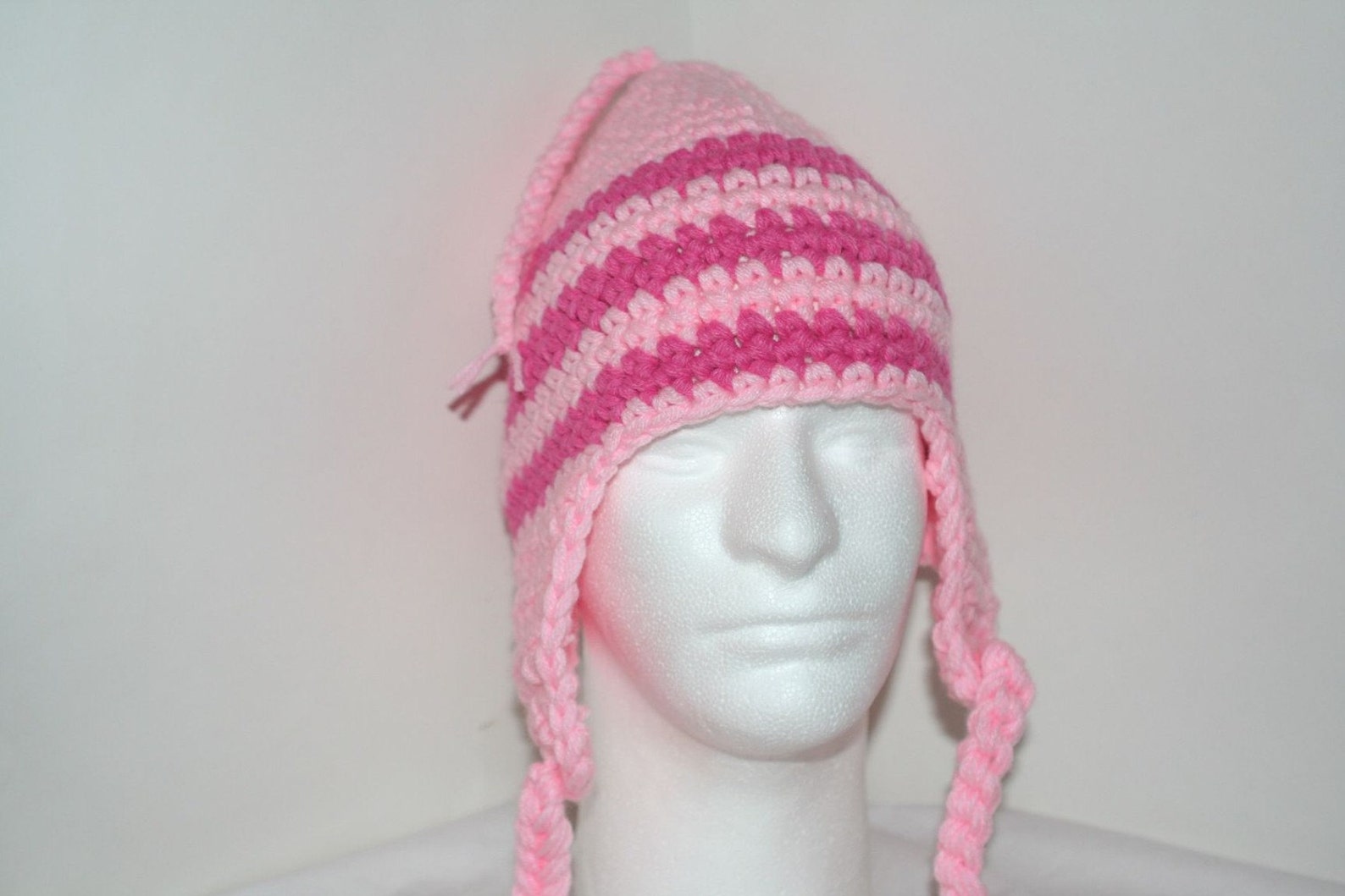 Adult size pink striped hat inspired by Edith fun and unique | Etsy