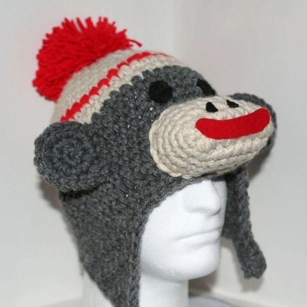 Monkey Hat - Etsy