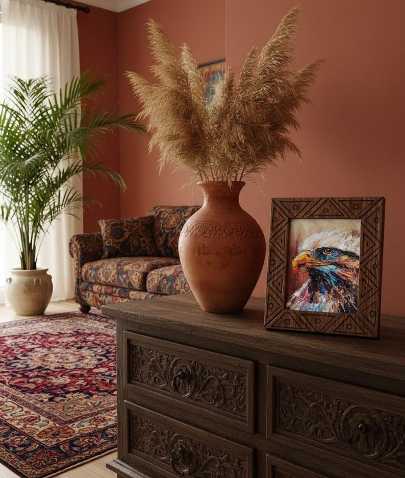 Bald Eagle Oil Painting Original Art American Symbol 6x8 Animals ...